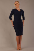 Seed Castleford Dress – Asymmetric Neck Bow Waist
