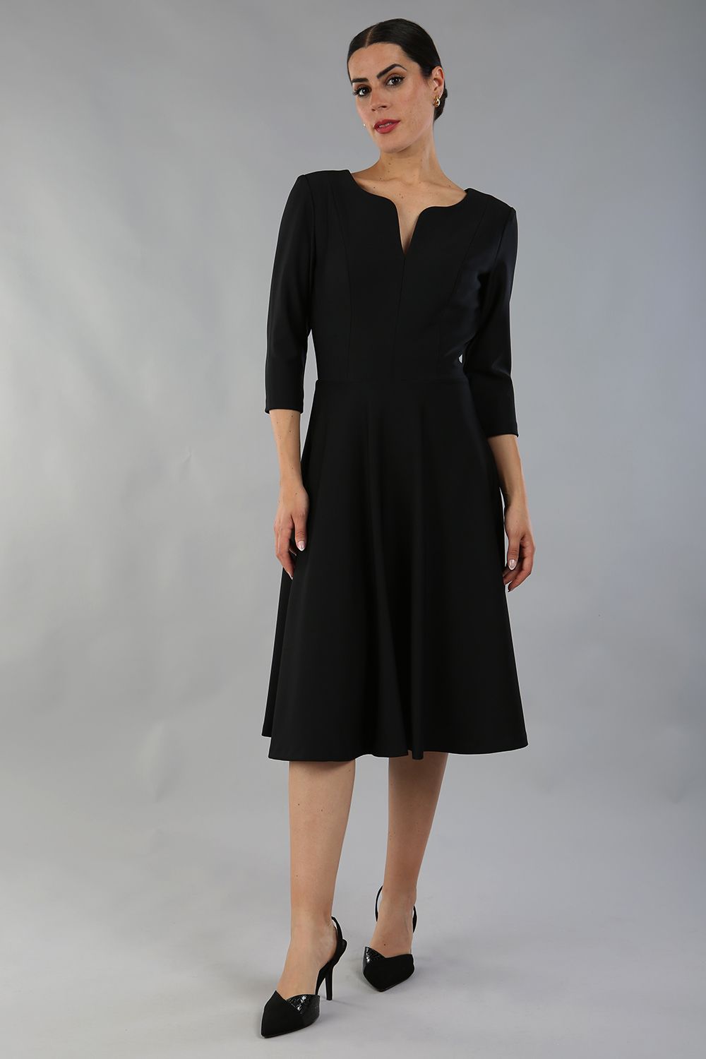 Seed Corsham Swing Dress – Round Neck Vintage Flair