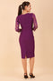 Seed Rosetta Pencil Dress – Lace Sleeve Cocktail Style