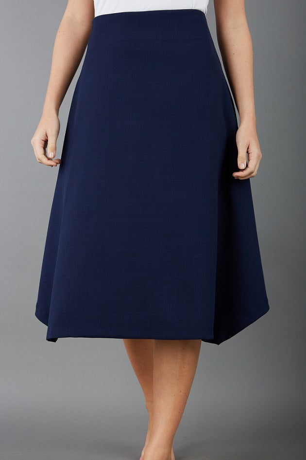 Highfield Asymmetric A line Midi Skirt DivaCatwalk