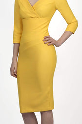 Seed Barton Sleeved Pencil Dress – DivaCatwalk.com